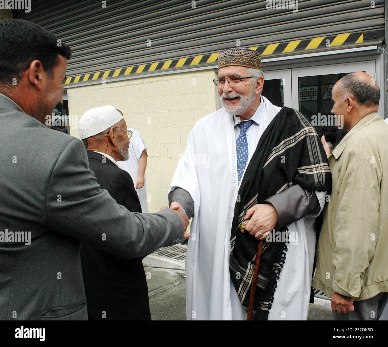 Sheikh Mohamed Salah Hamza, leader of a mosque in the north of Paris ...