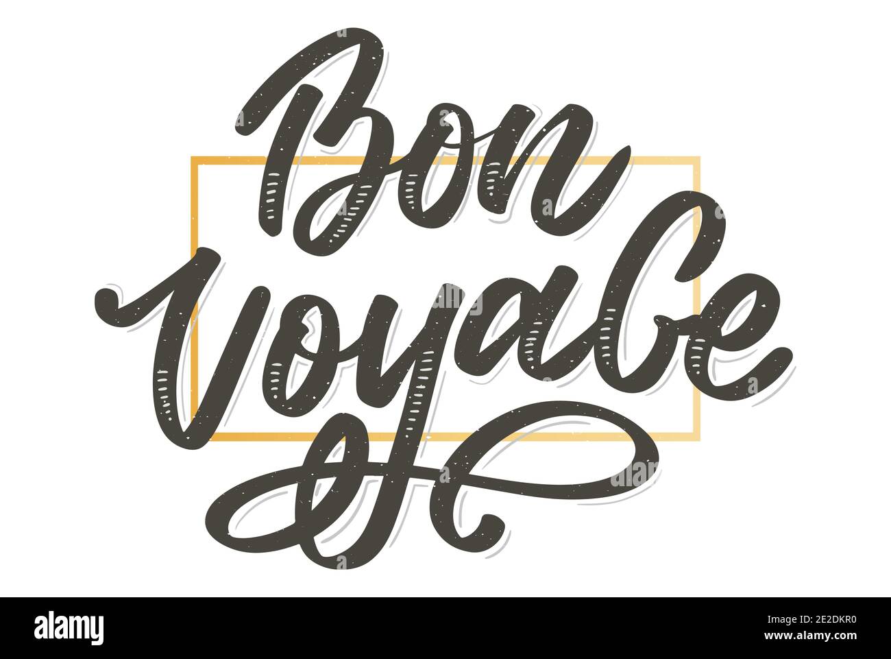 Bon Voyage Hand Lettering Vector Stock Vector Image & Art - Alamy