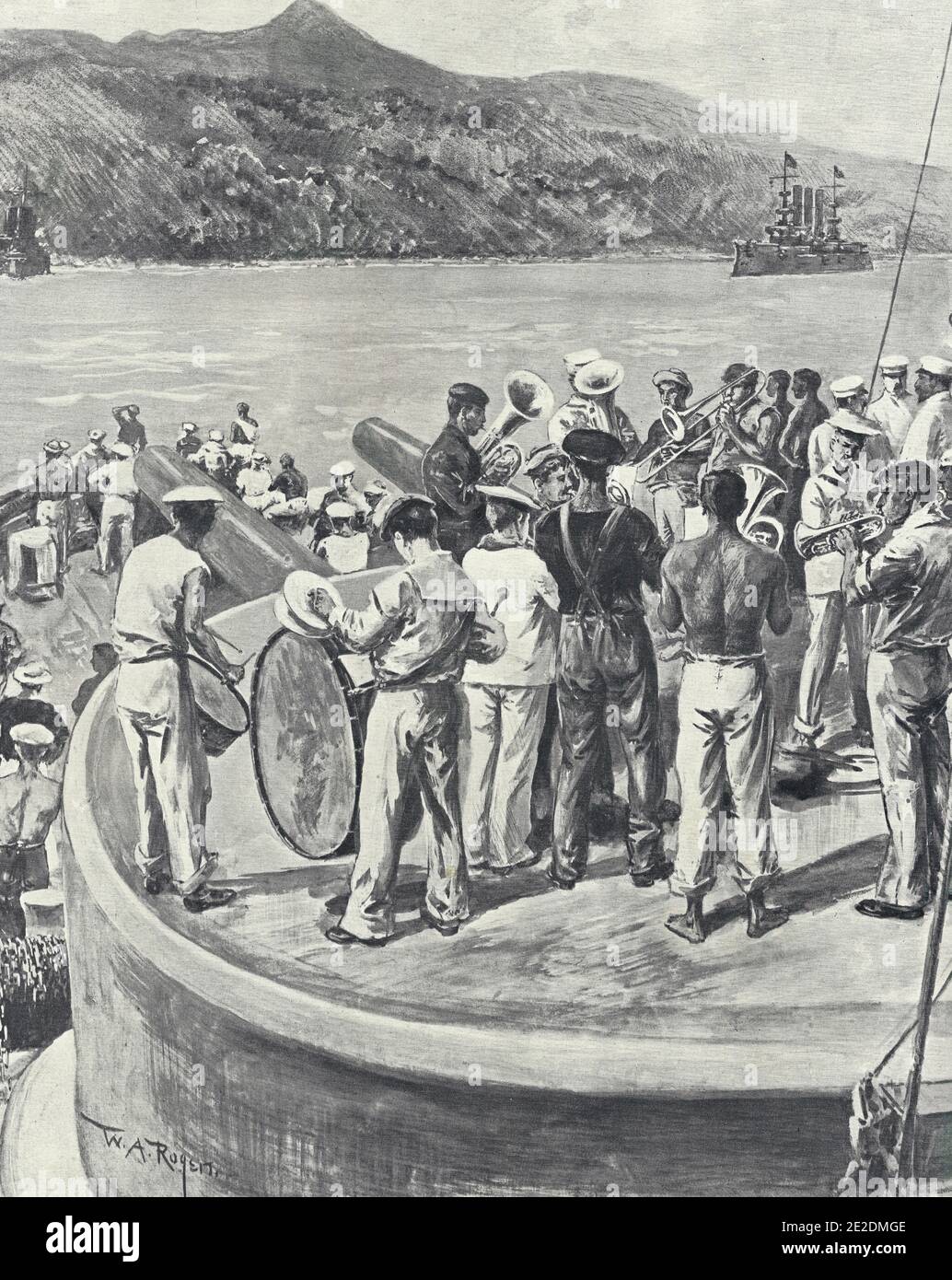 A hot time in the old town - The Band of the Battleship Oregon, on the ...