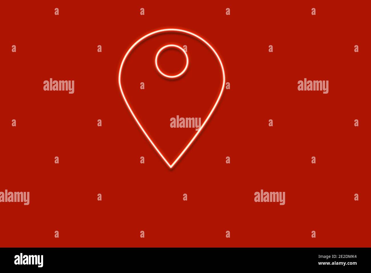 Illustration of the location symbol is Stock Photo - Alamy