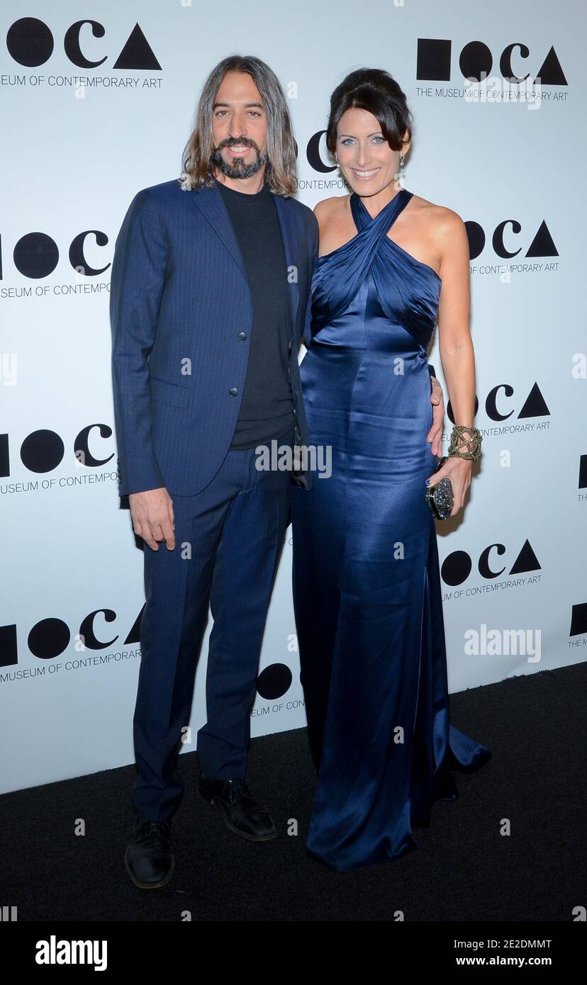 Robert Russell and Lisa Edelstein attending the Annual MOCA Gala, An ...