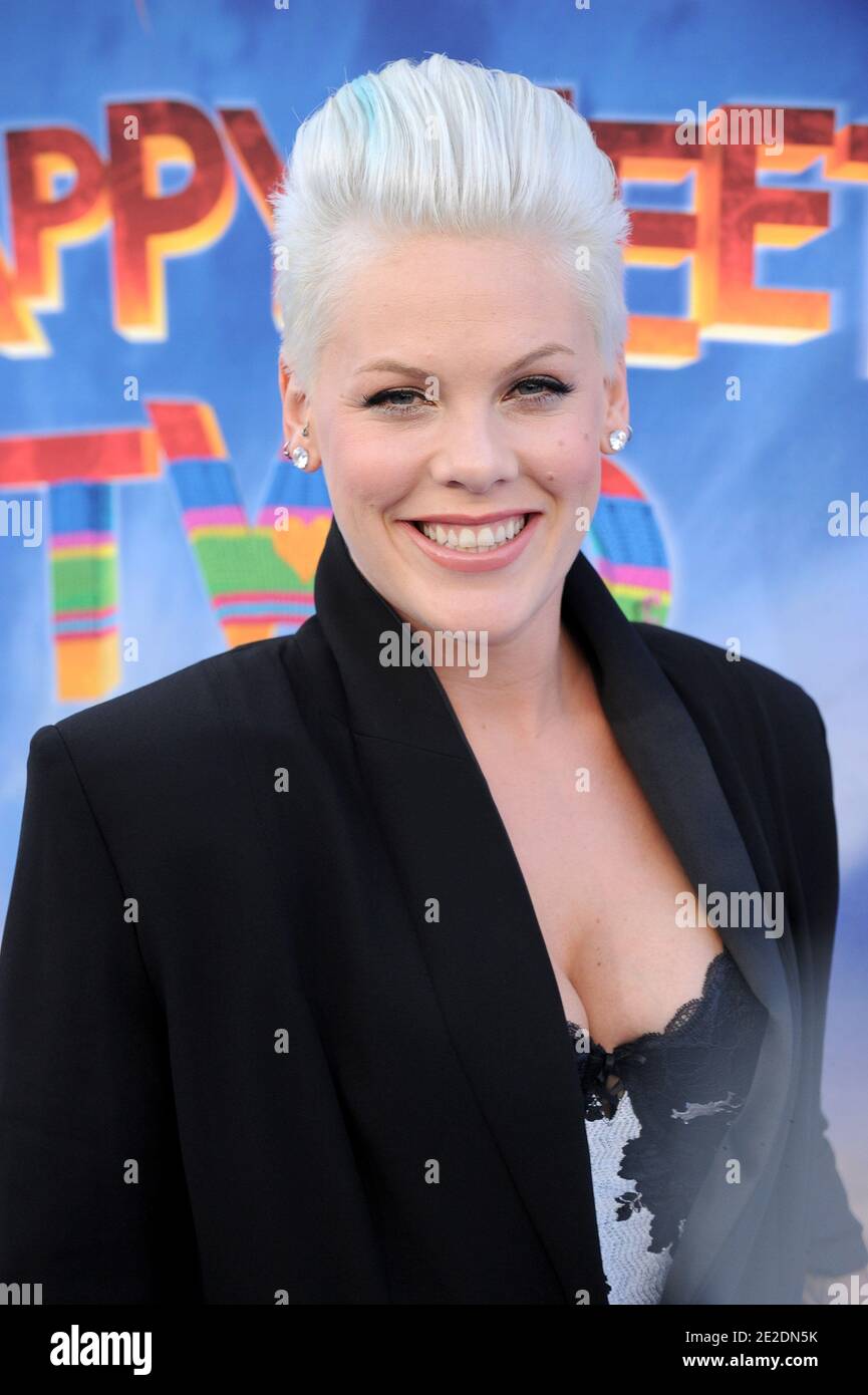 Alecia Beth Moore aka Pink attends the world premiere of Warner Bros ...
