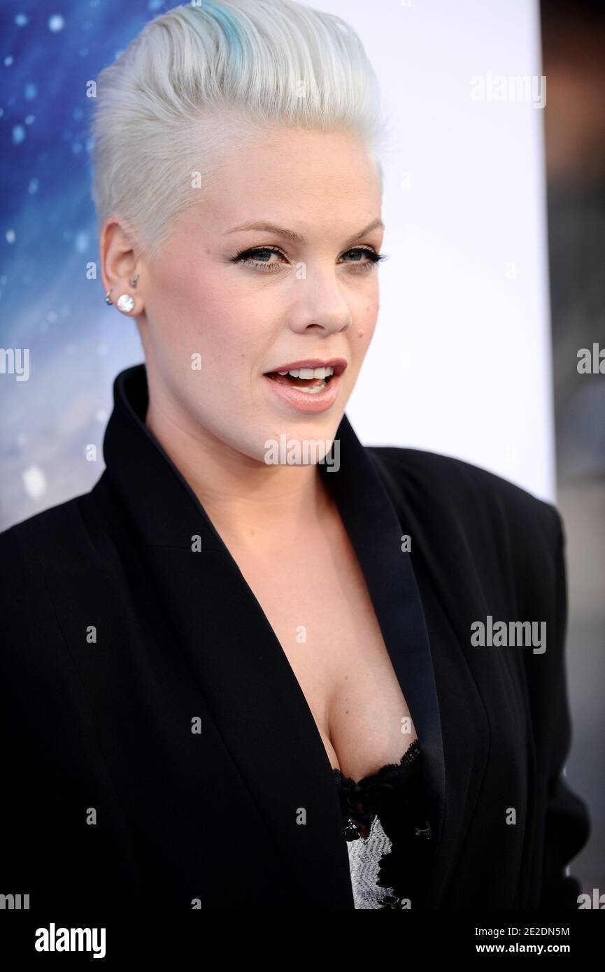 Alecia Beth Moore aka Pink attends the world premiere of Warner Bros ...