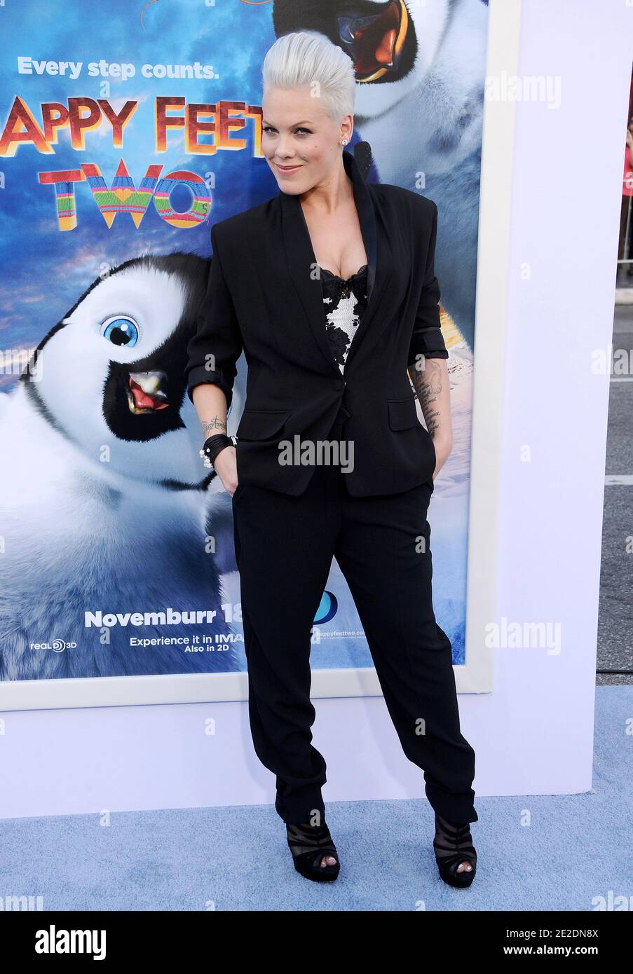 Alecia Beth Moore aka Pink attends the world premiere of Warner Bros ...