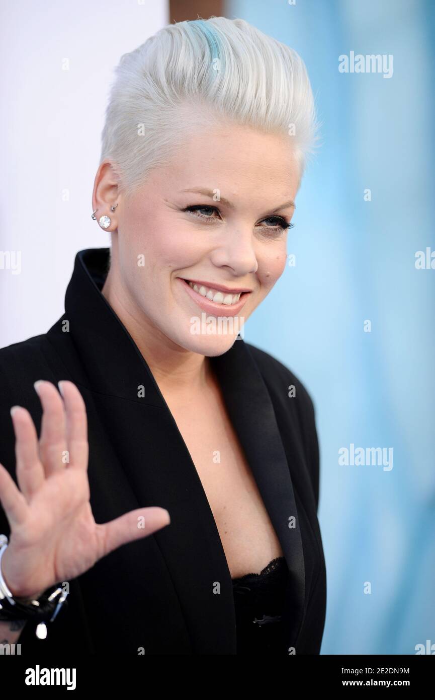 Alecia Beth Moore aka Pink attends the world premiere of Warner Bros ...