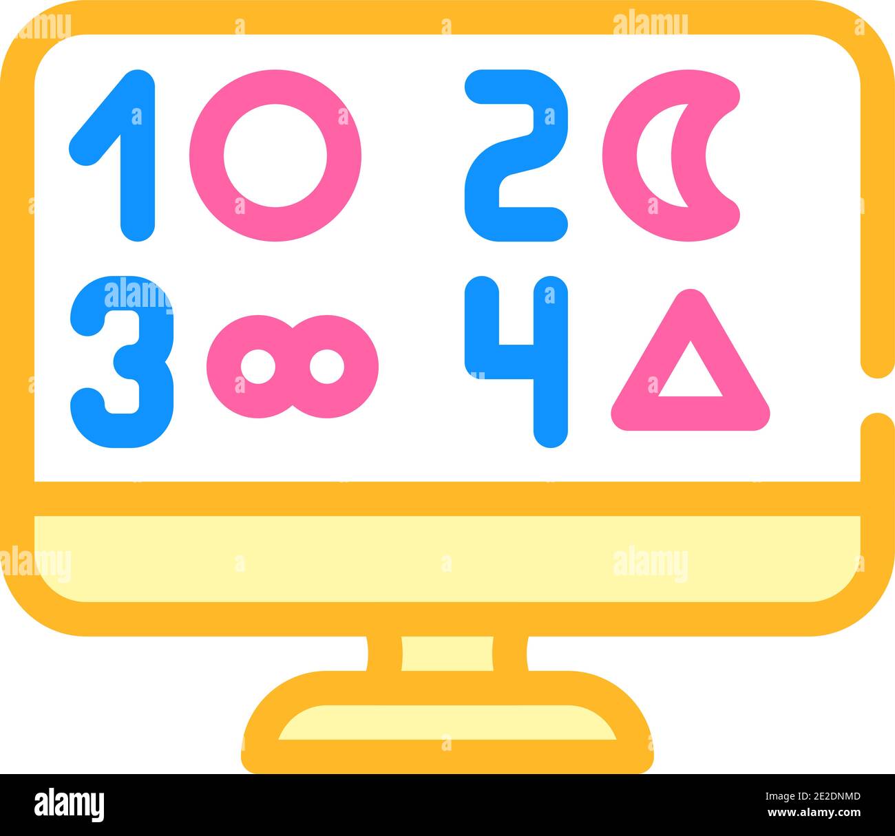 phobia test color icon vector illustration Stock Vector Image & Art - Alamy