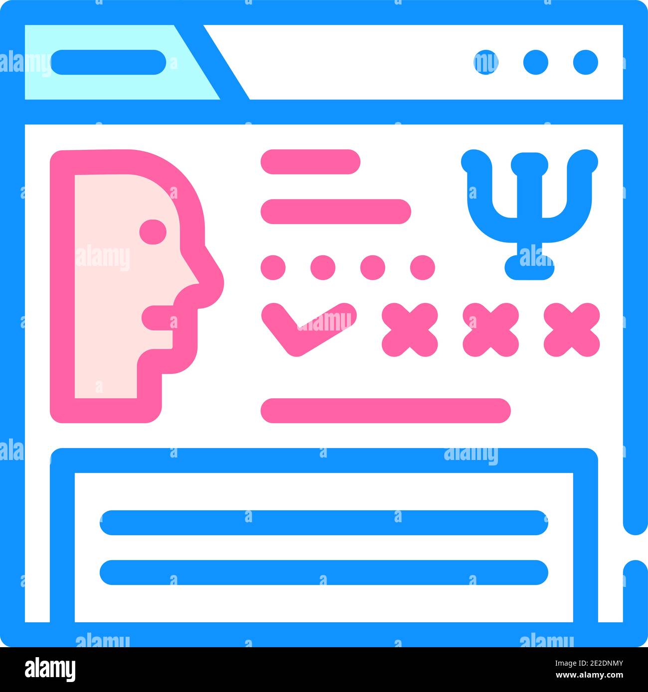 electronic medical record color icon vector illustration Stock Vector ...