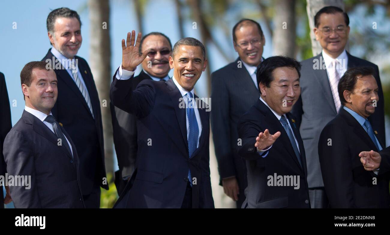 United States President Barack Obama and world leaders during the Asia ...