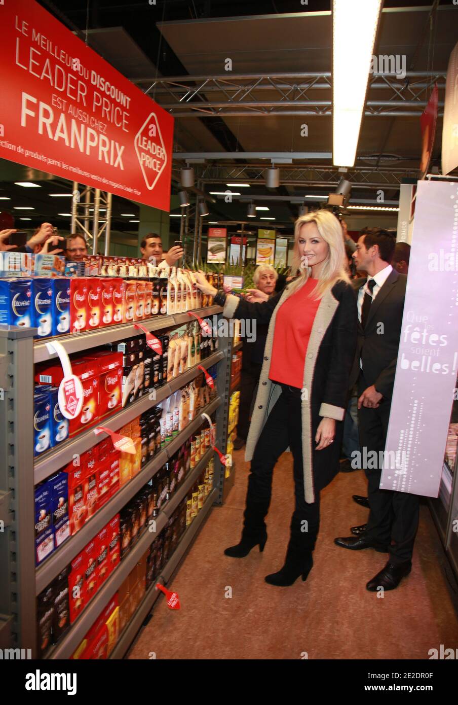 Adriana Karembeu arriving to support the Croix Rouge Francaise with the ...