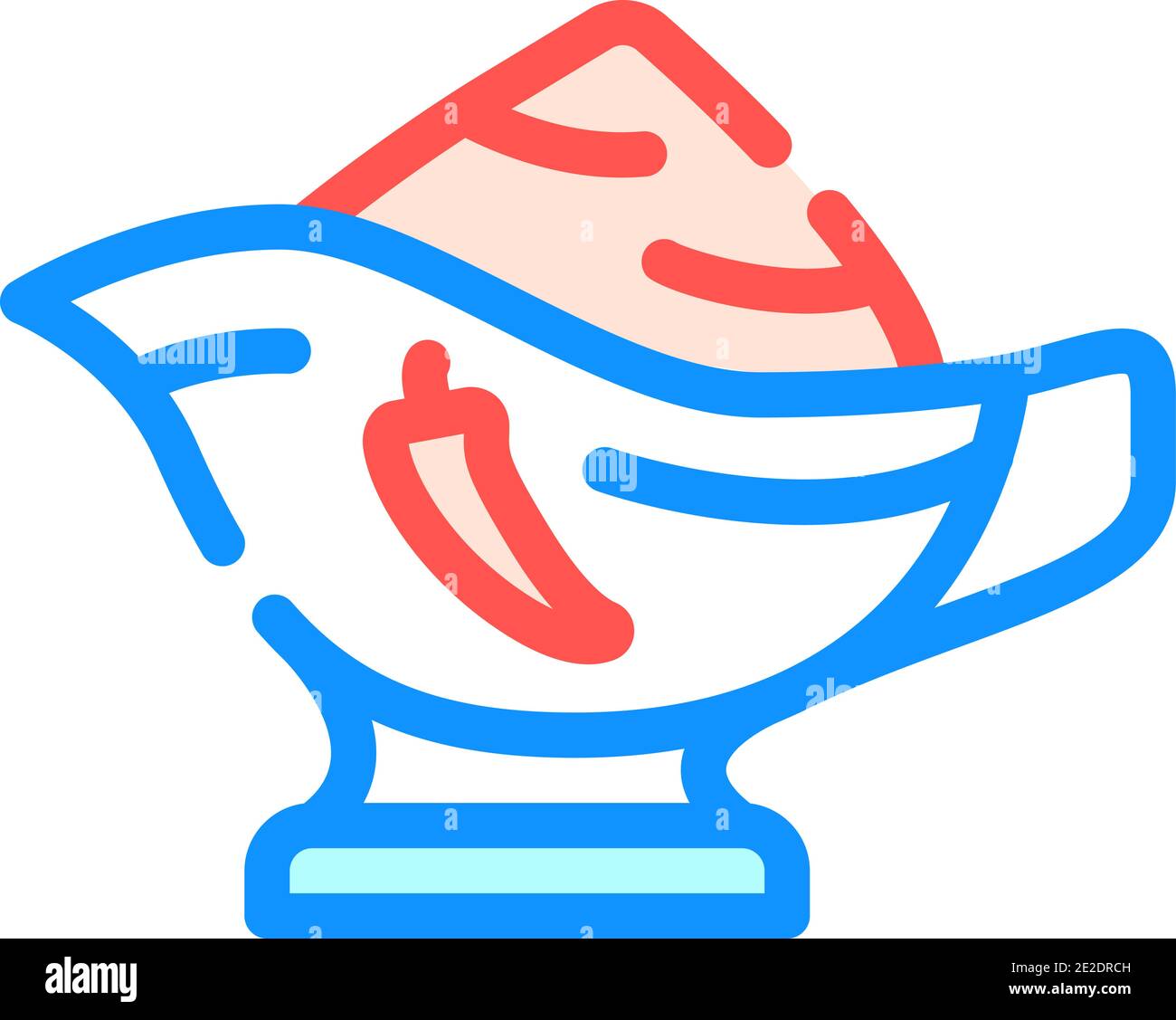 homemade spicy sauce color icon vector illustration Stock Vector Image ...