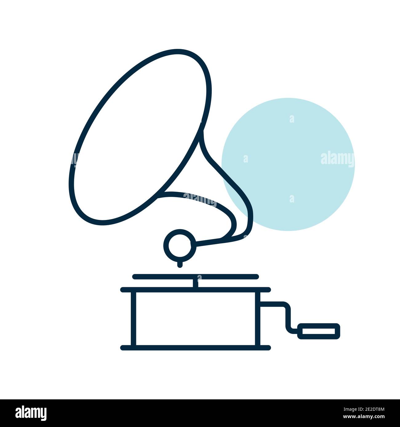 Gramophone vector icon. Music sign. Graph symbol for music and sound ...