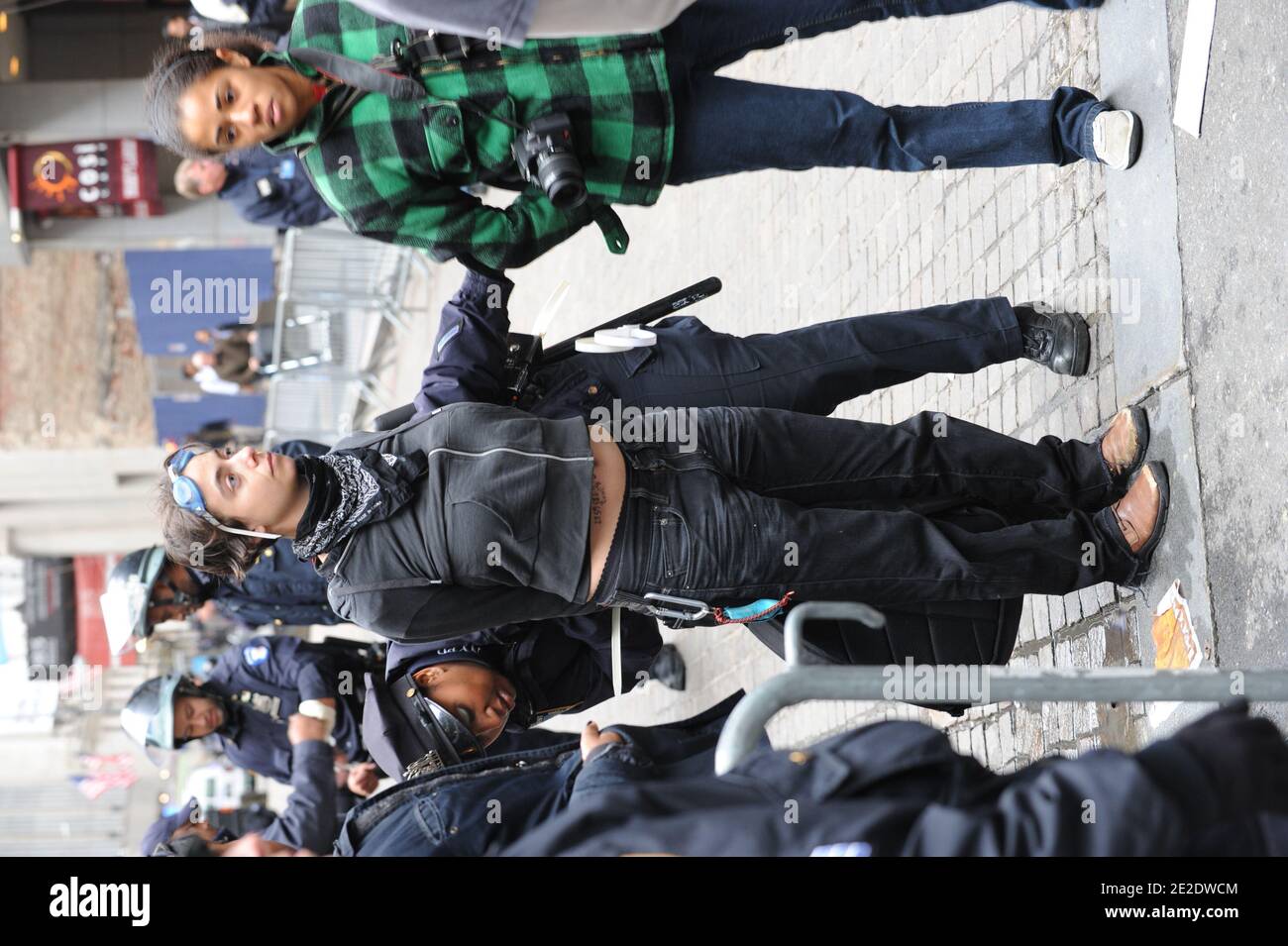 Nypd police officers occupy wall hi-res stock photography and images ...