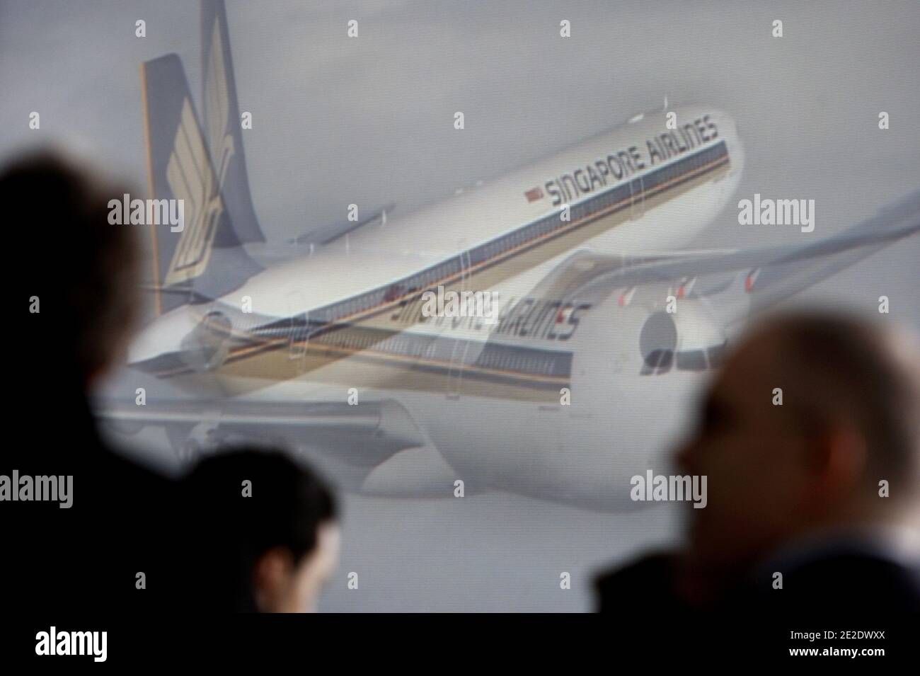 A view of the the Airbus plant with its Airbus A380 and Airbus A330 ...