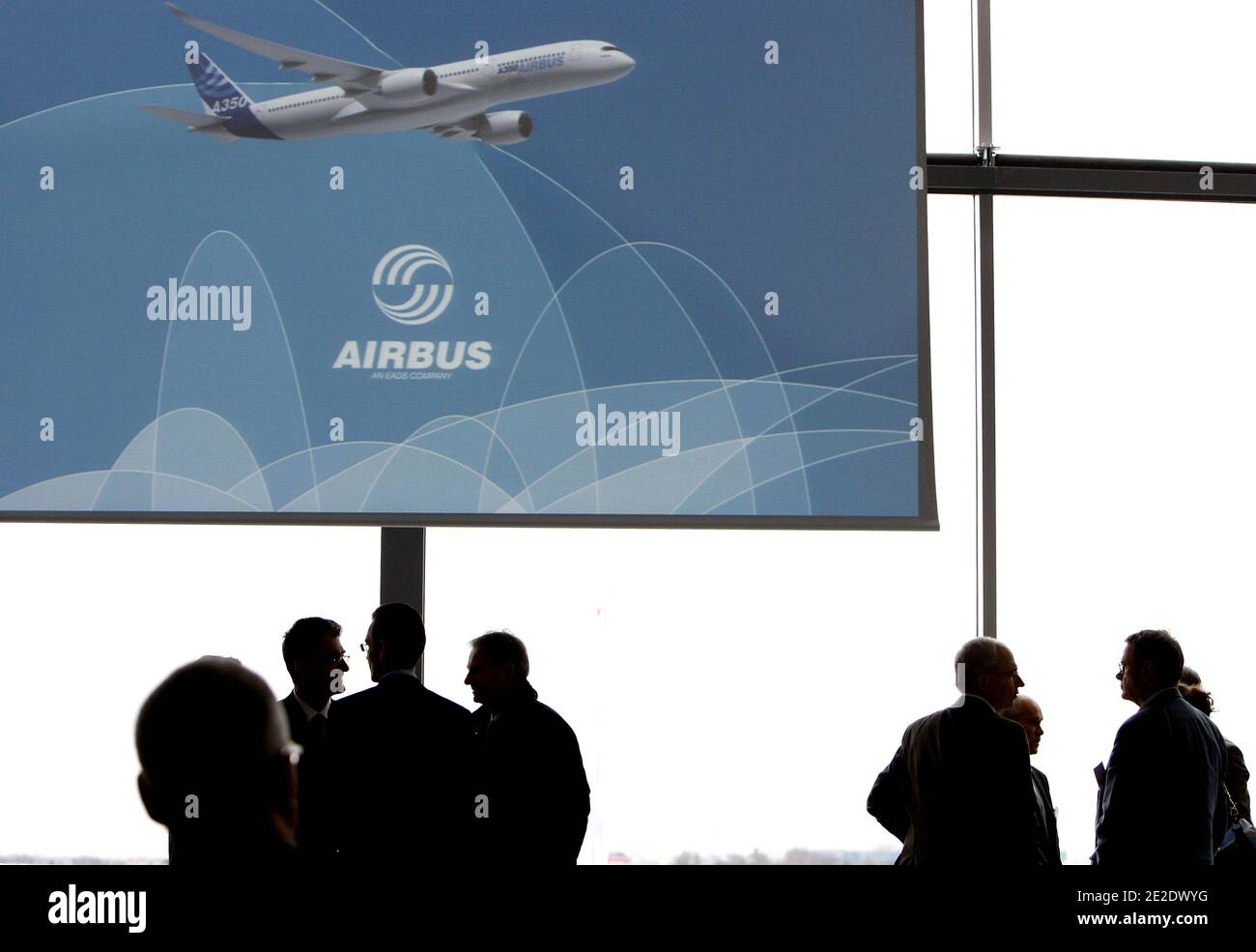A view of the the Airbus plant with its Airbus A380 and Airbus A330 ...