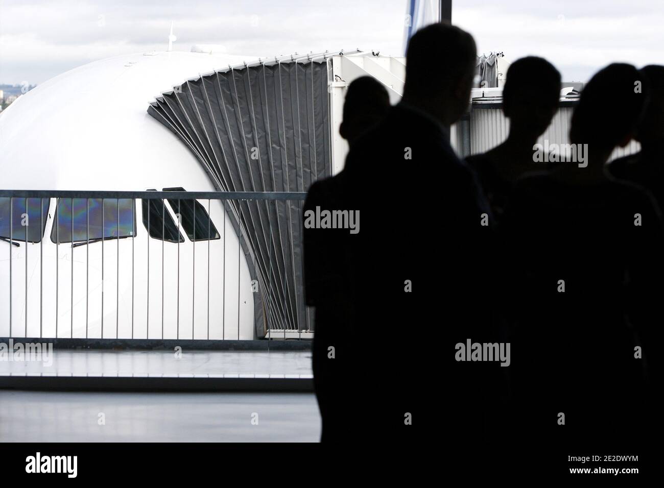 A view of the the Airbus plant with its Airbus A380 and Airbus A330 ...