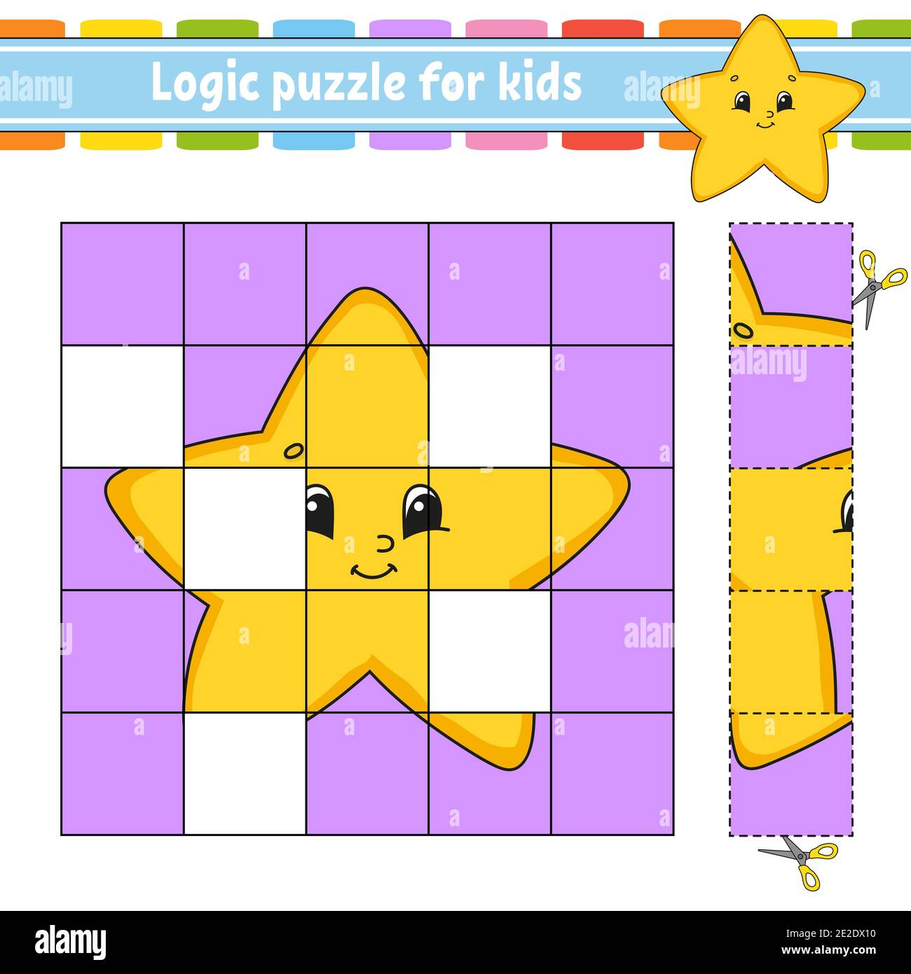 Logic puzzle for kids. Education developing worksheet. Learning game ...
