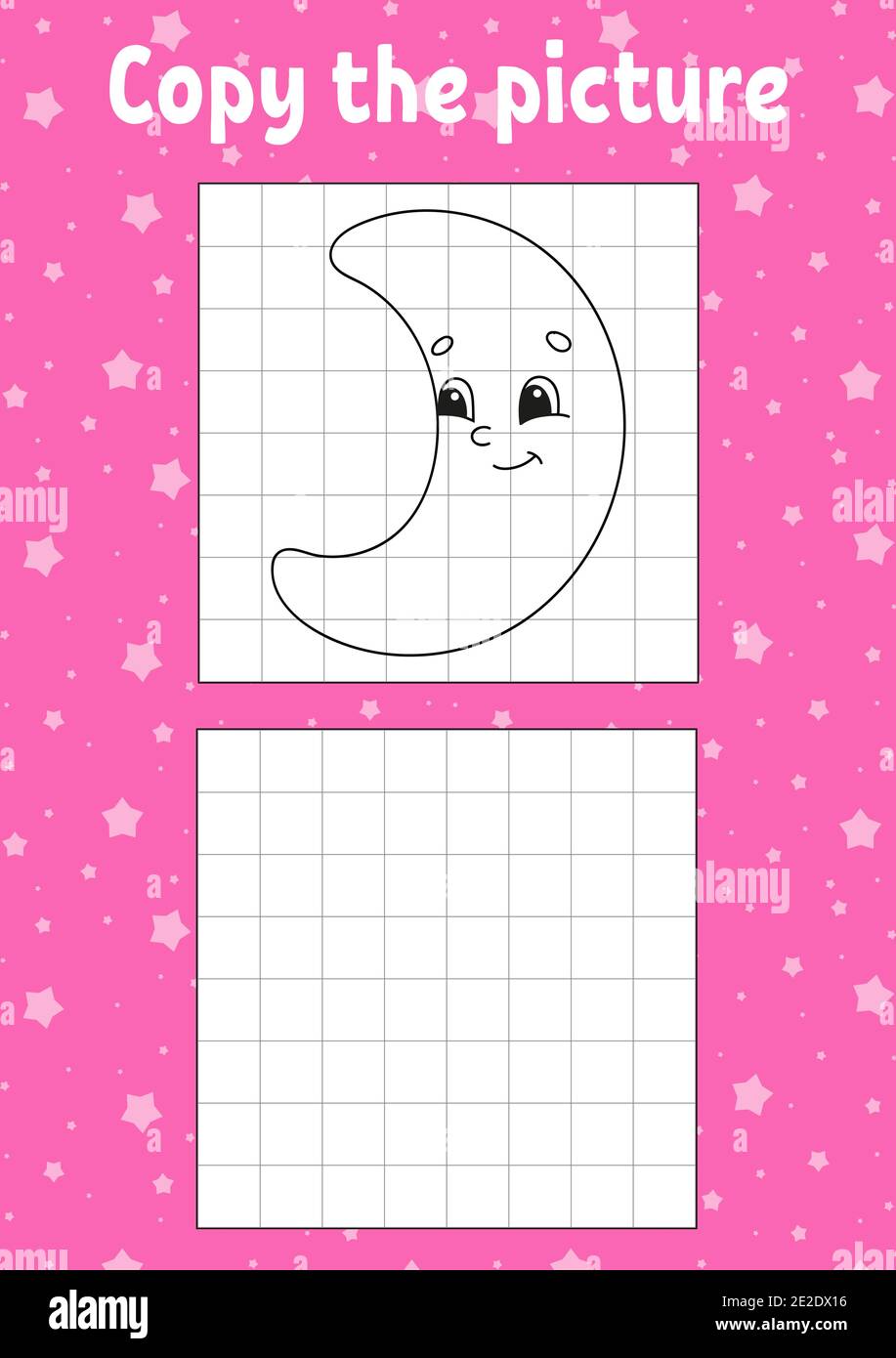 Copy the picture. Coloring book pages for kids. Education developing ...