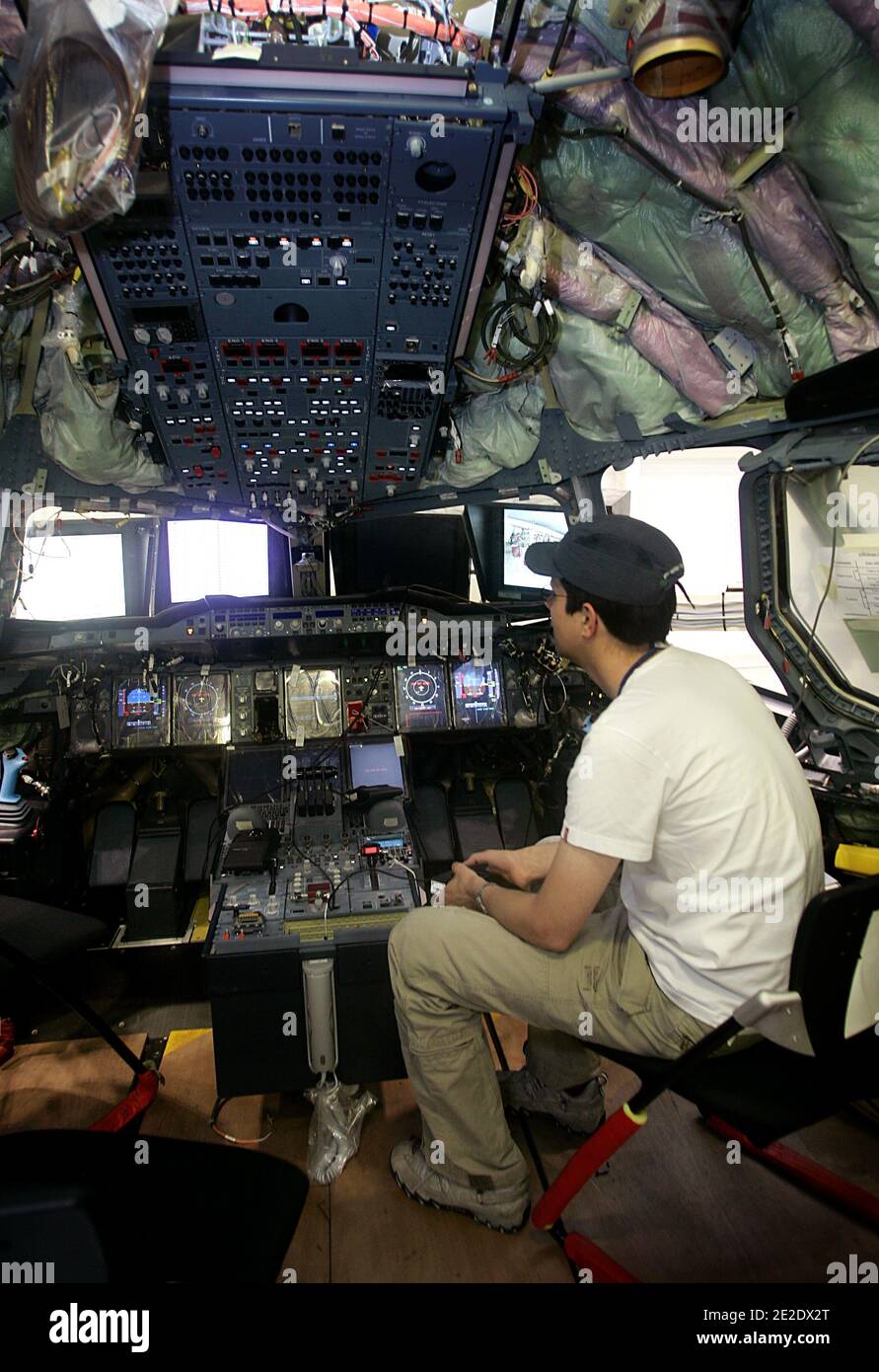 A view of the the Airbus plant with its Airbus A380 and Airbus A330 ...