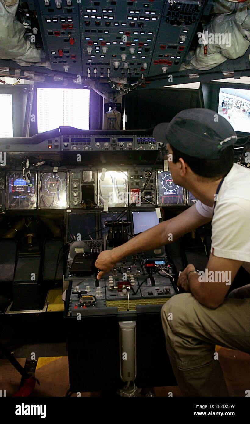 A view of the the Airbus plant with its Airbus A380 and Airbus A330 ...