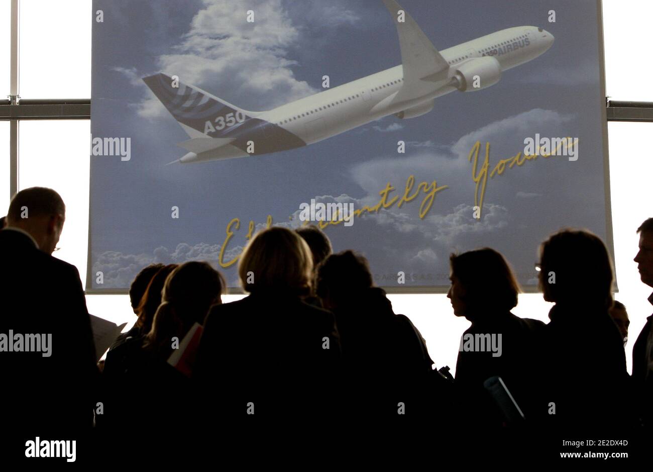 A view of the the Airbus plant with its Airbus A380 and Airbus A330 ...