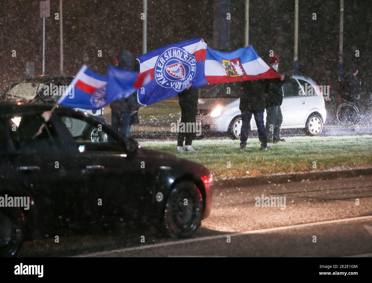 Kiel, Deutschland. 14th Jan, 2021. firo: 13.01.2021 Soccer: Soccer: DFB ...