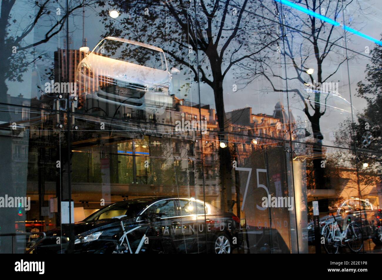 Illustration of PSA Peugeot Citroen in Paris, France, on November 18 ...