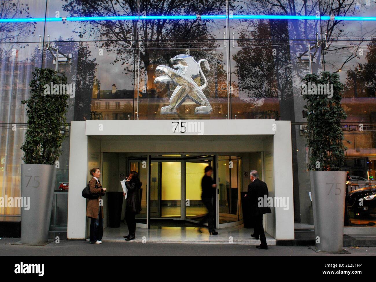 Illustration of PSA Peugeot Citroen in Paris, France, on November 18 ...