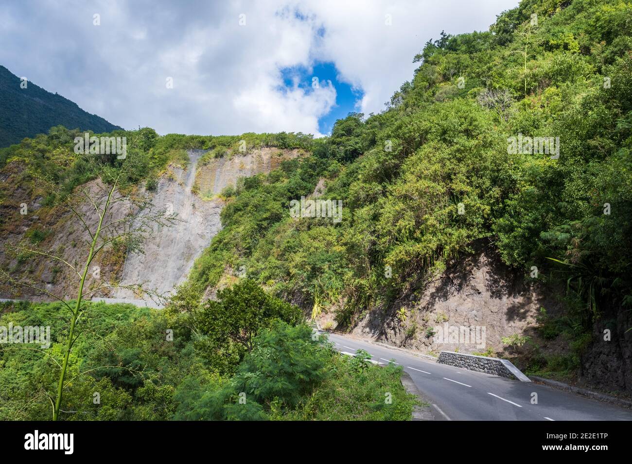 Landscape in the mountains - Reunion Stock Photo - Alamy