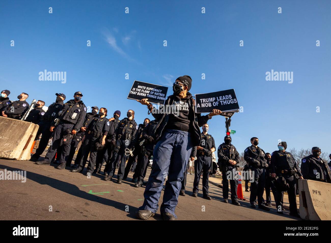 January 6 protest signs hi-res stock photography and images - Alamy