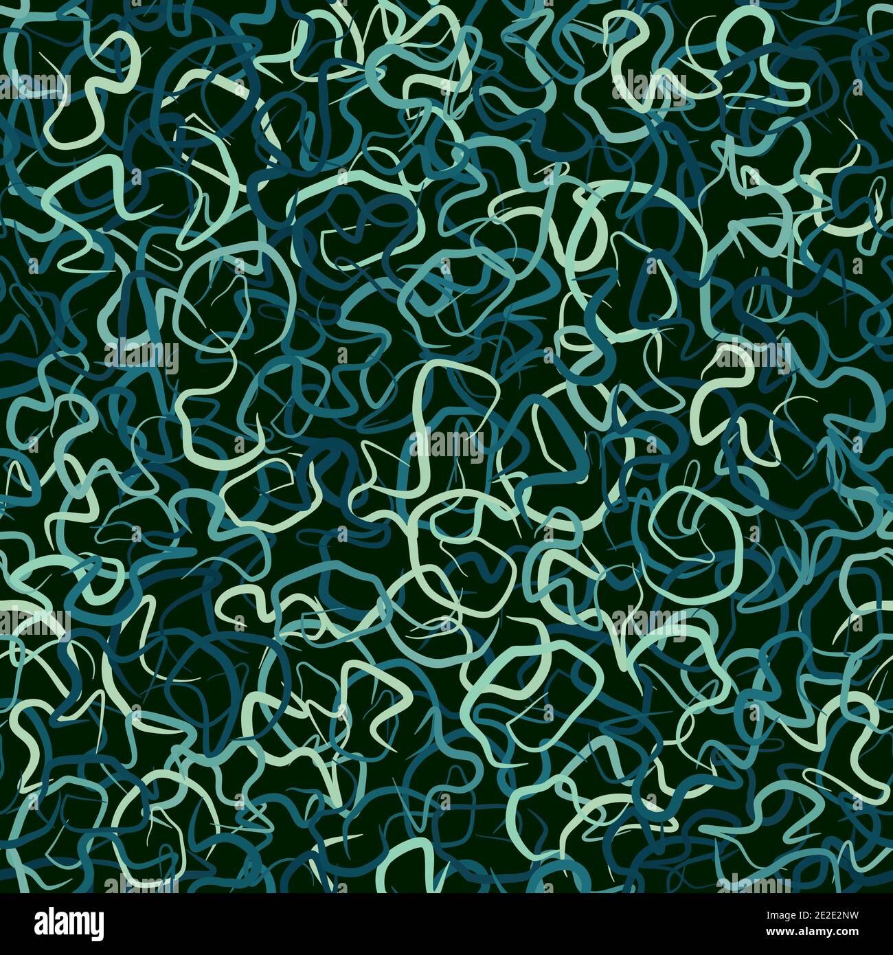 Abstract seamless pattern background of random curved lines for fabric ...