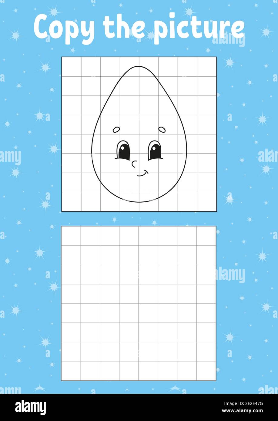 Copy the picture. Coloring book pages for kids. Education developing ...