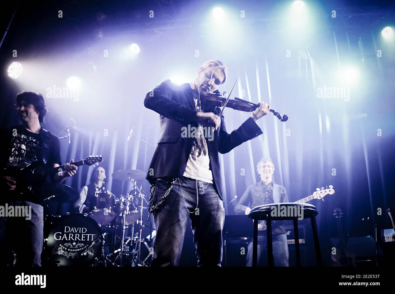 German violonist David Garrett performs live at the Divan Du Monde in ...