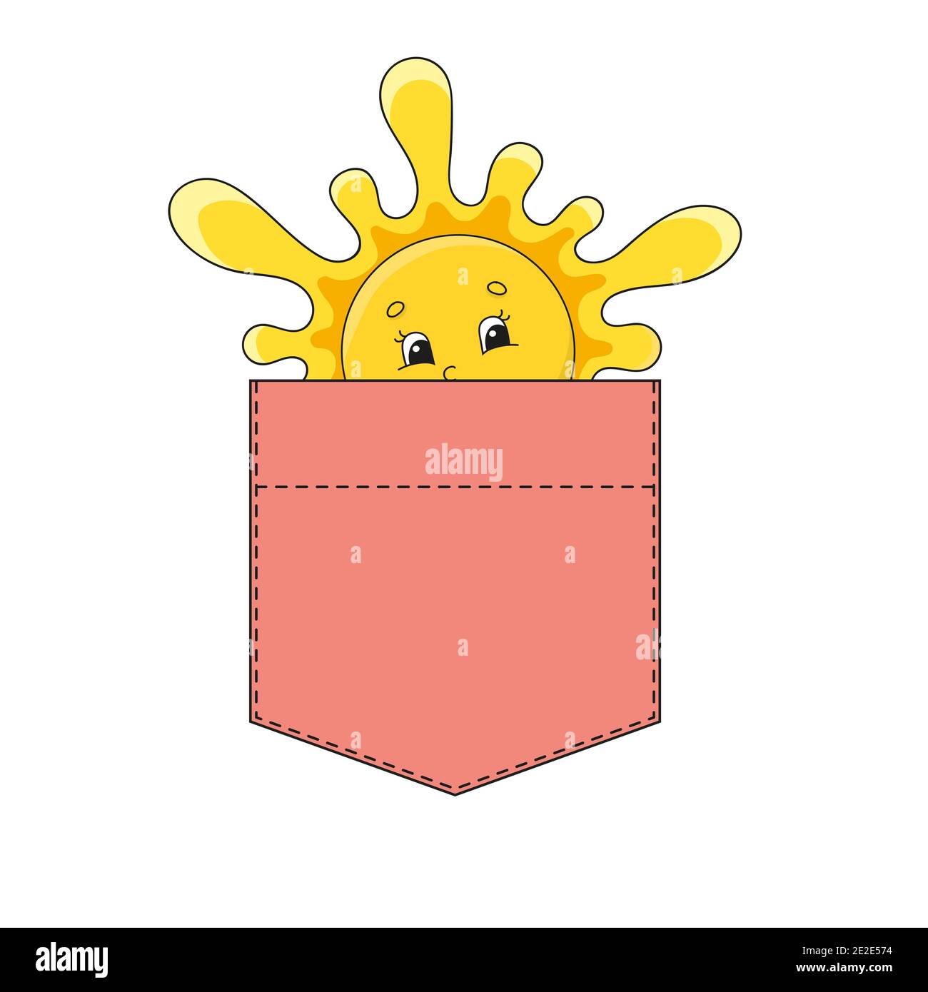 Shirt design sun in Cut Out Stock Images & Pictures - Alamy