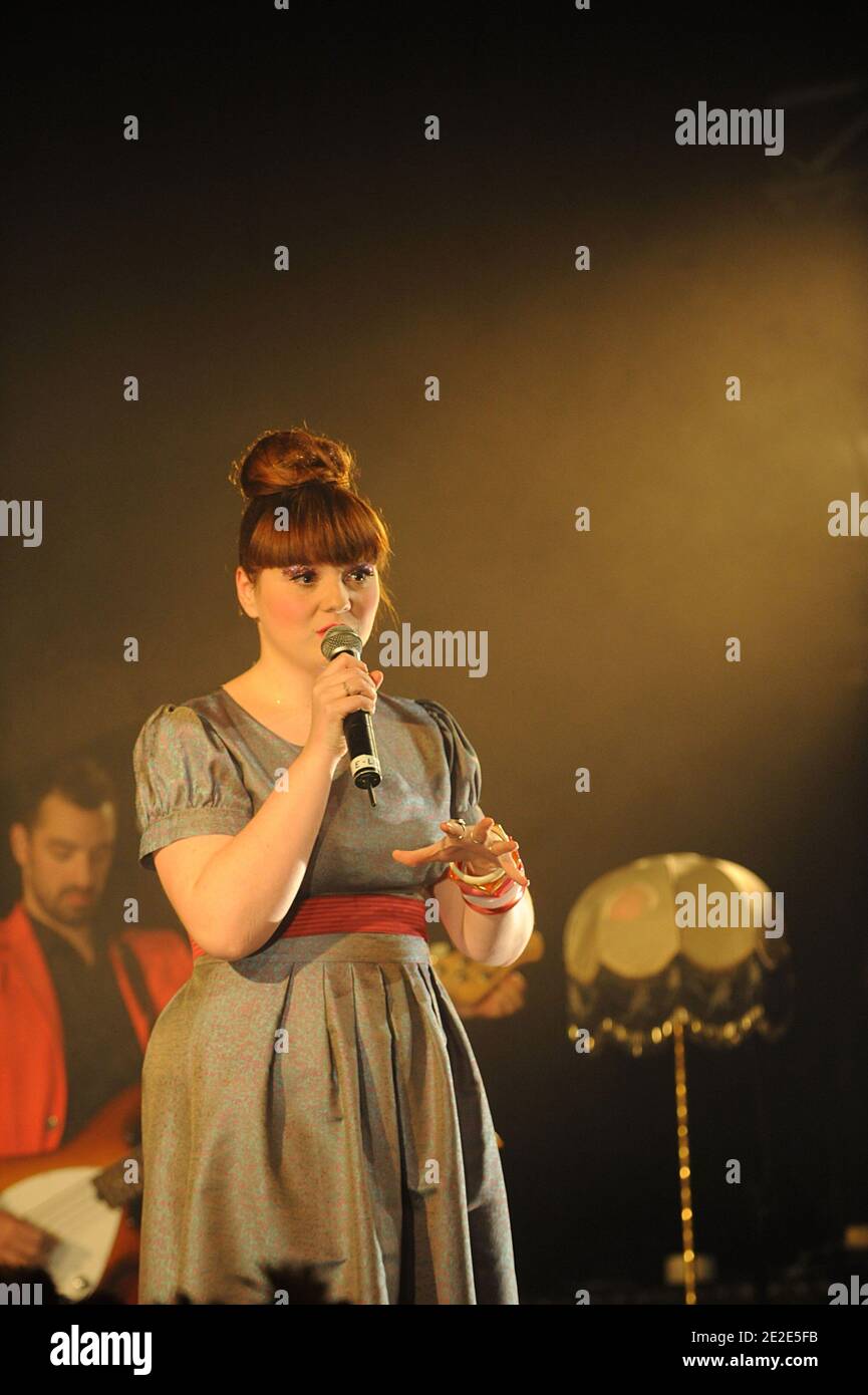 Singer Luce performs live on stage at the Trianon in Paris, France on ...
