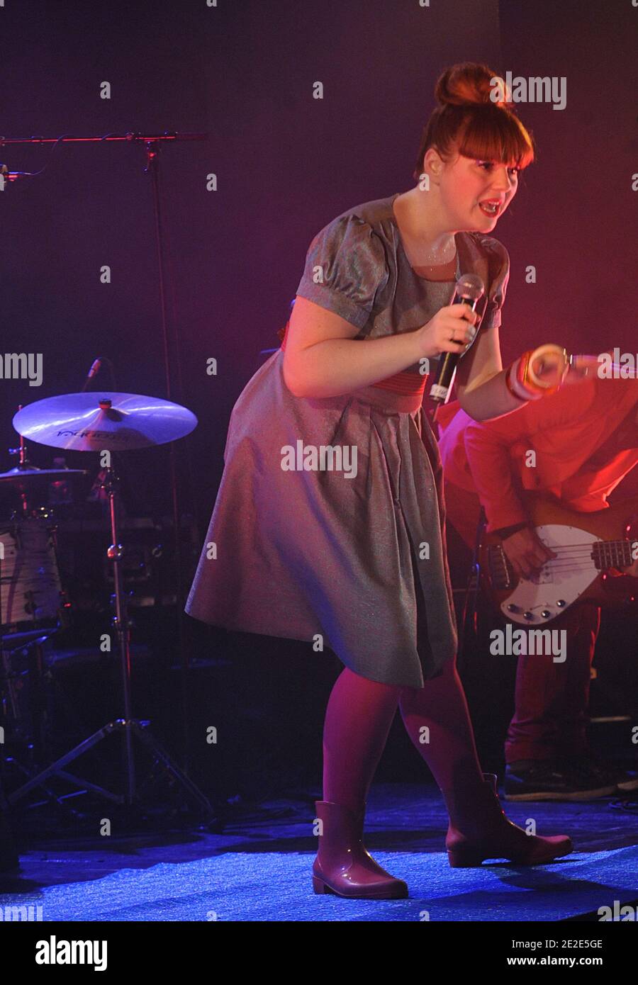 Singer Luce performs live on stage at the Trianon in Paris, France on ...