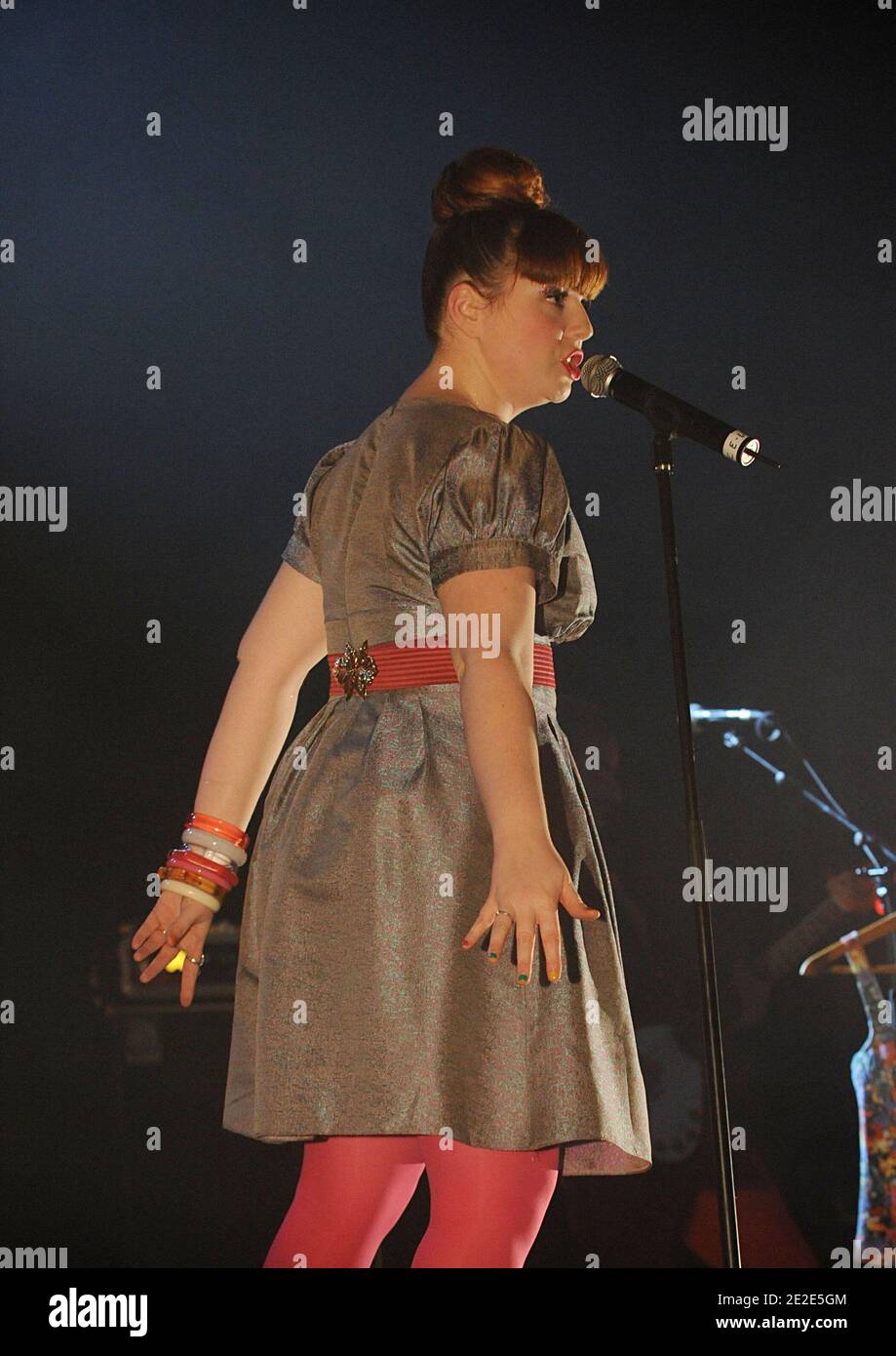 Singer Luce performs live on stage at the Trianon in Paris, France on ...