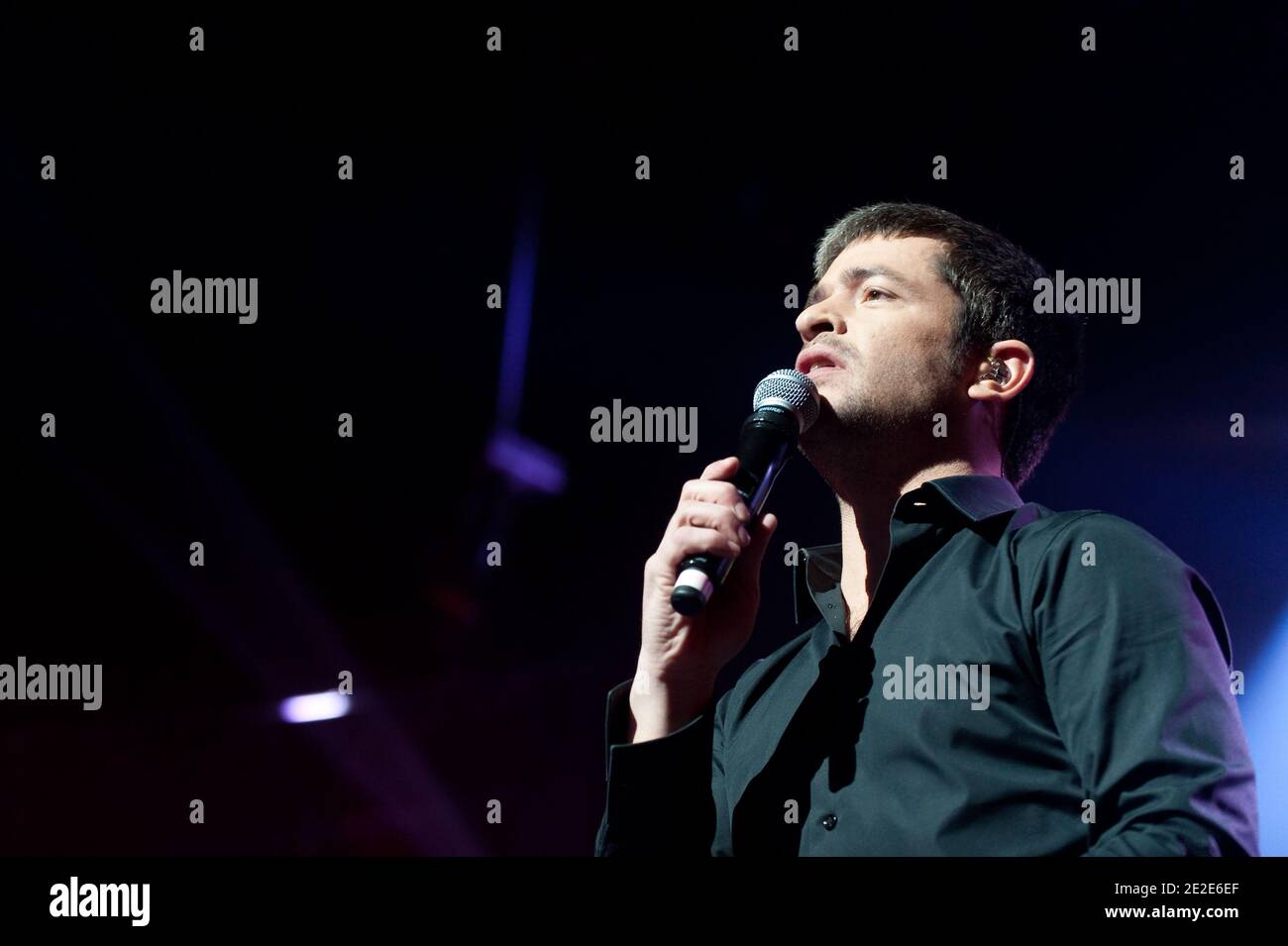 Gregoire performs in Geneva, Switzerland on November 25, 2011. Photo by ...