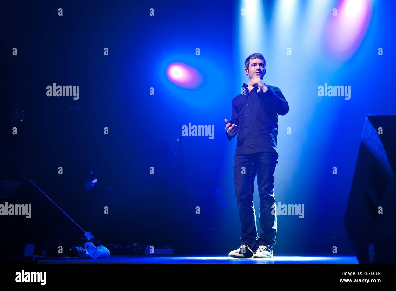 Gregoire performs in Geneva, Switzerland on November 25, 2011. Photo by ...