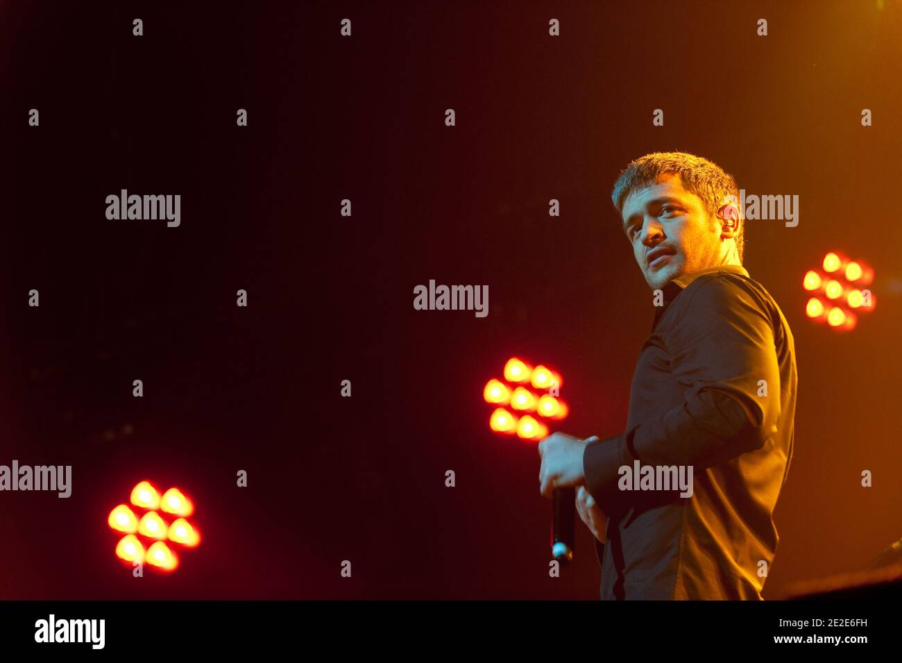 Gregoire performs in Geneva, Switzerland on November 25, 2011. Photo by ...