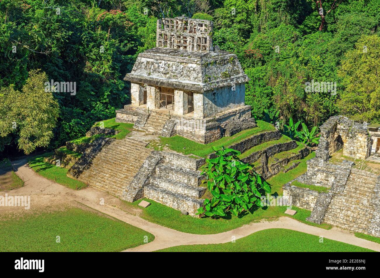 Palenque aerial view hi-res stock photography and images - Alamy