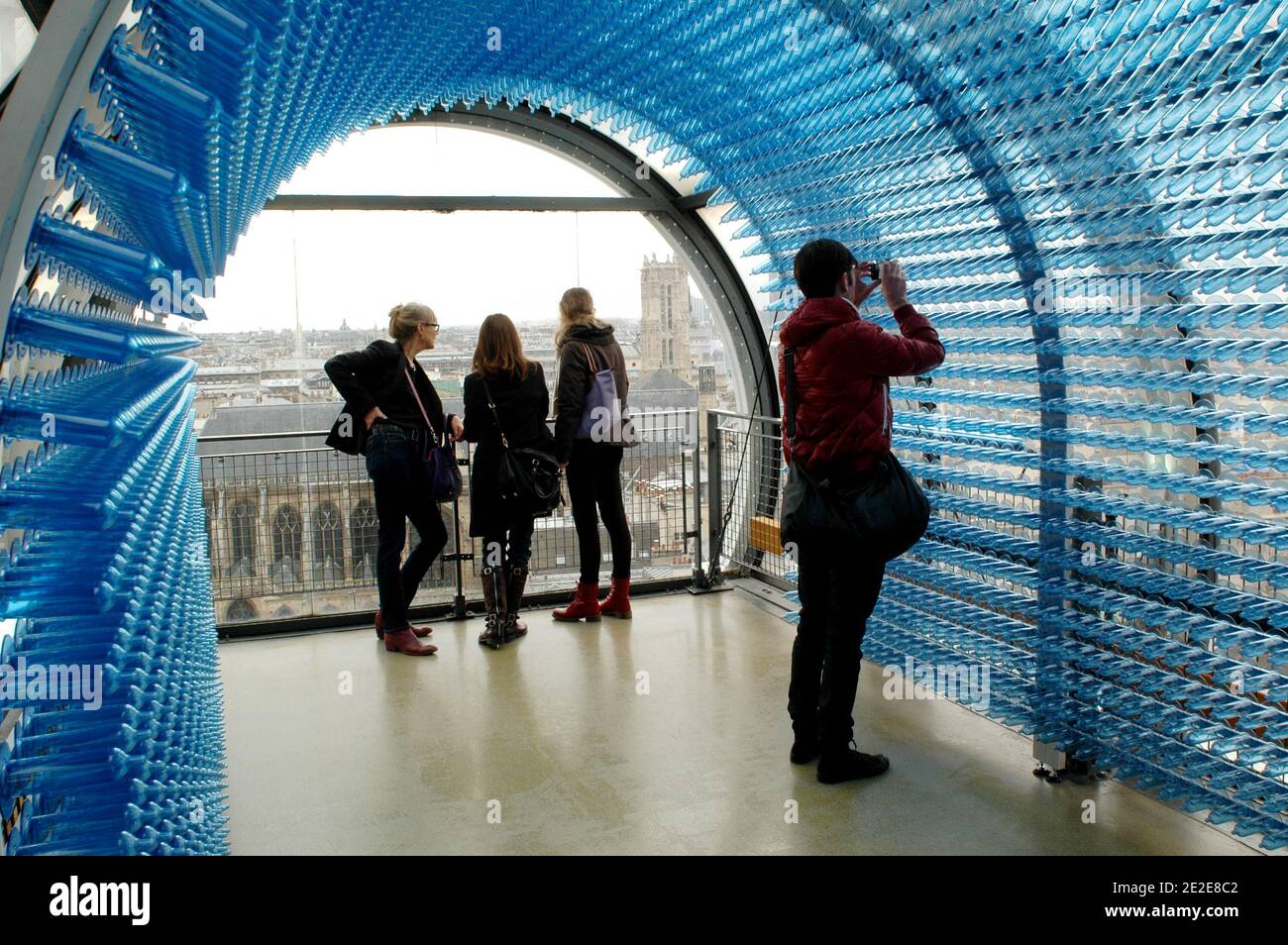 Partial view of Irish artist Bryan McCormack's installation titled ...