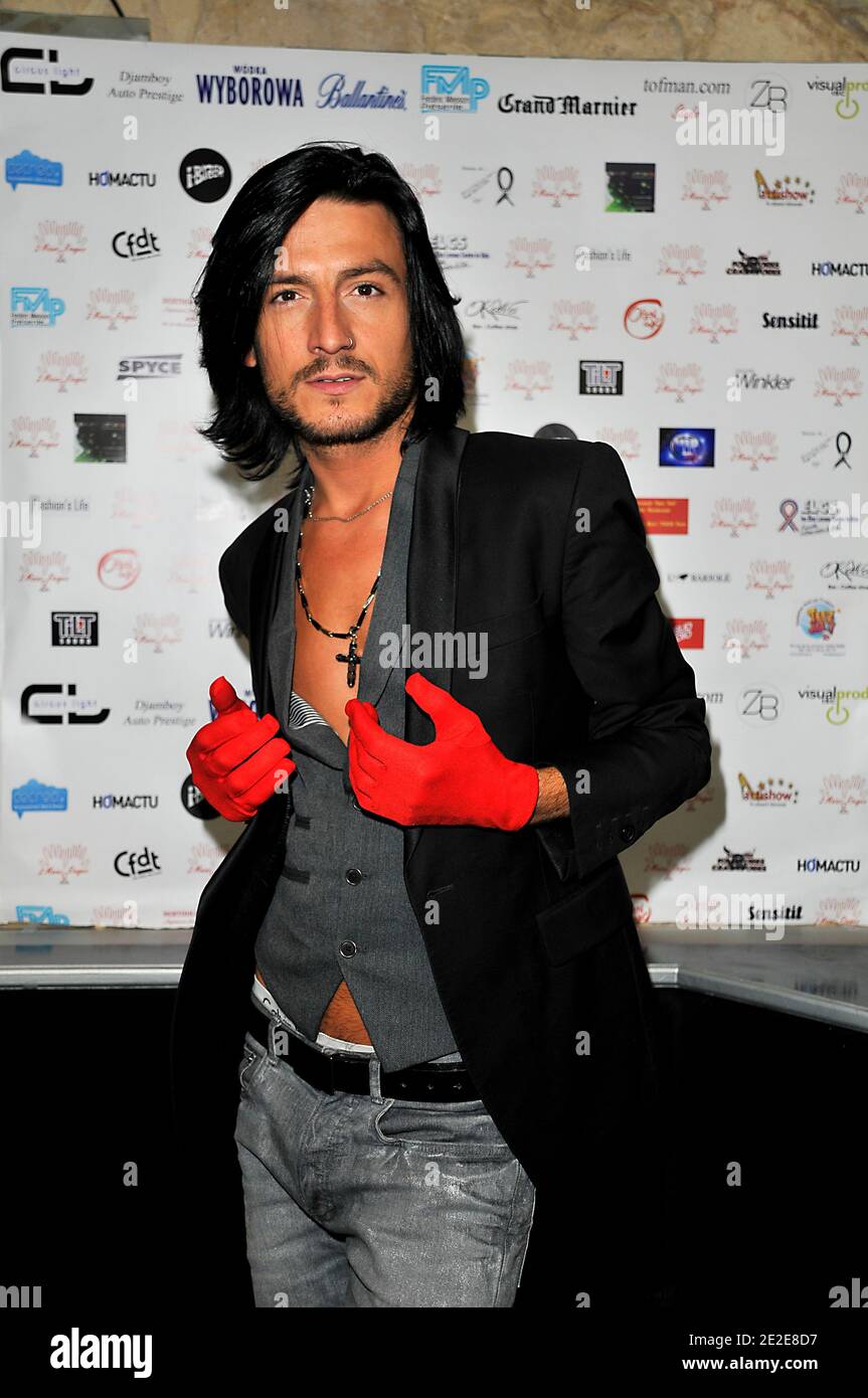 Singer Michal Kwiatkowski attending the 'Deux Mains Rouges' (2 Red ...