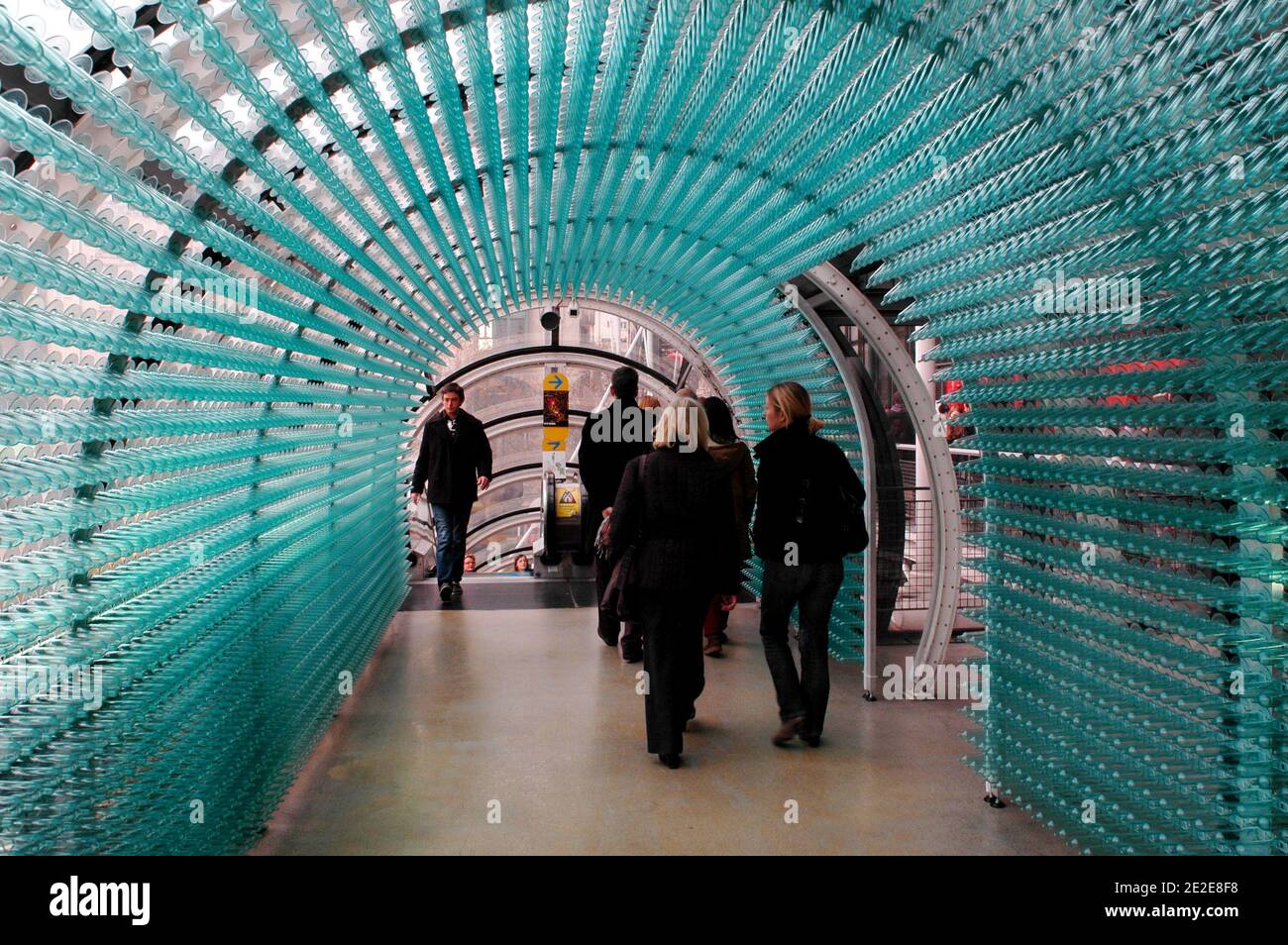 Partial view of Irish artist Bryan McCormack's installation titled ...