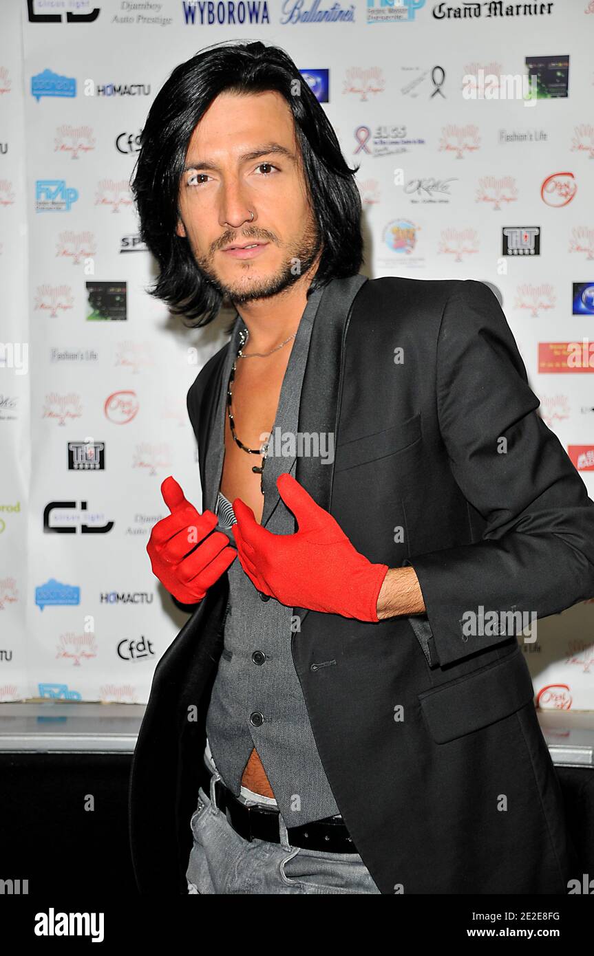 Singer Michal Kwiatkowski attending the 'Deux Mains Rouges' (2 Red ...