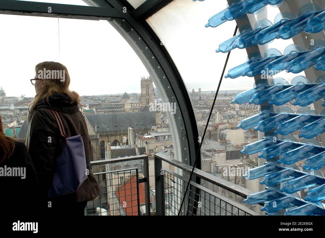 Partial view of Irish artist Bryan McCormack's installation titled ...