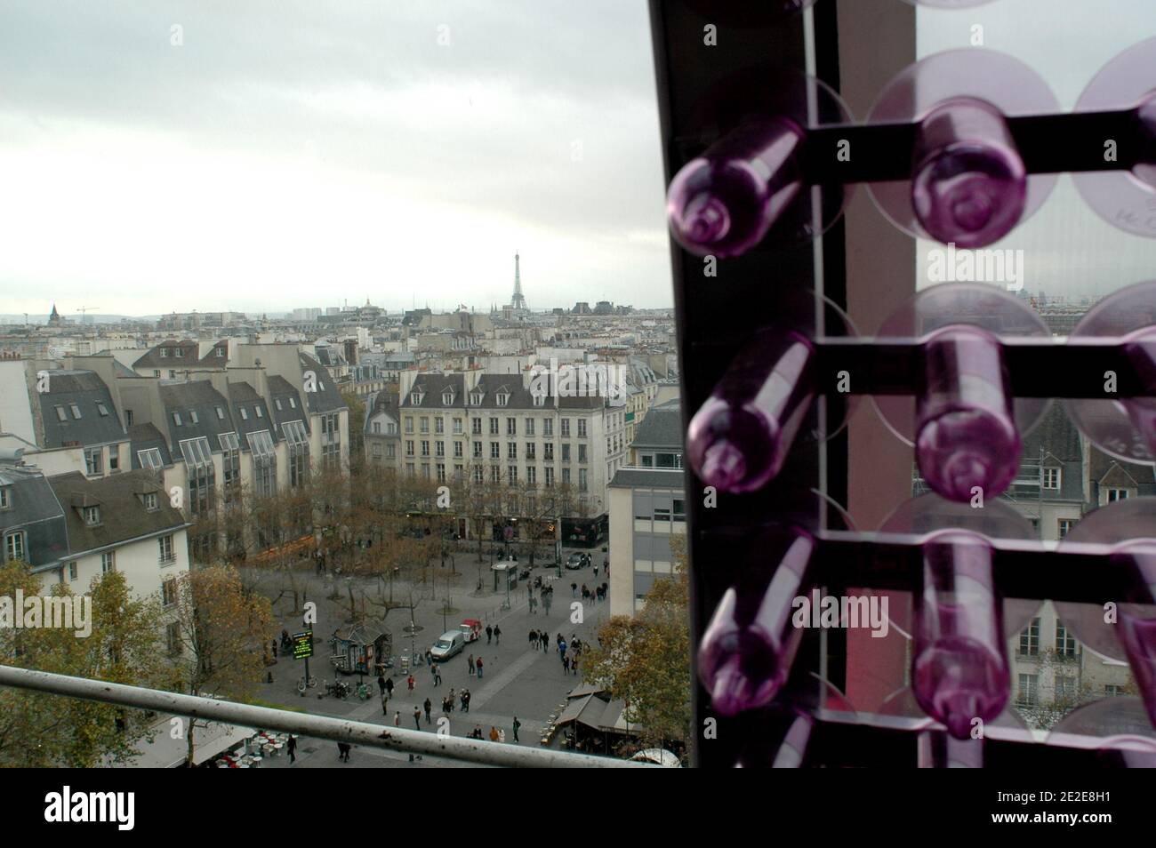 Partial view of Irish artist Bryan McCormack's installation titled ...