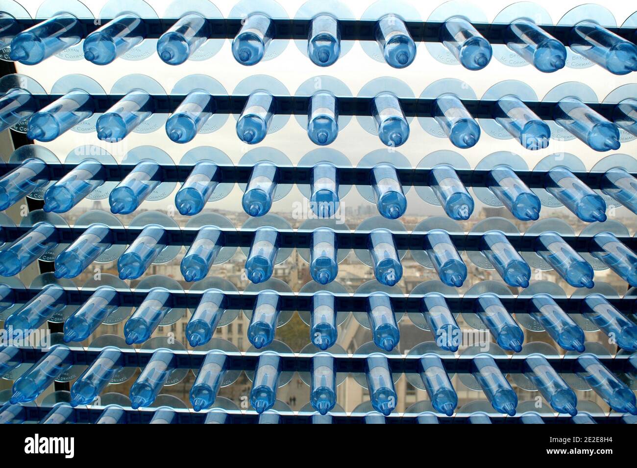 Partial view of Irish artist Bryan McCormack's installation titled ...