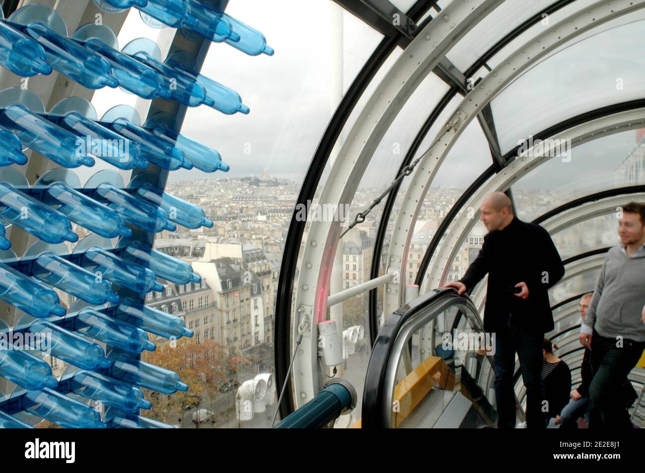 Partial view of Irish artist Bryan McCormack's installation titled ...