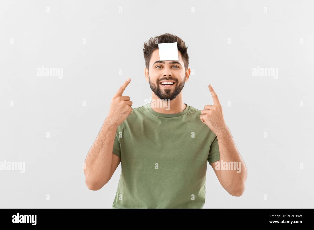 Sticker on forehead hi-res stock photography and images - Alamy