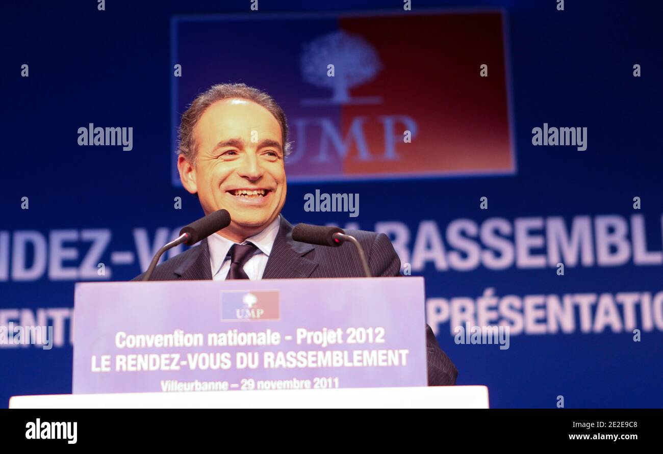 Jean-Francois Cope during the 2nd UMP National Convention for 2012 ...